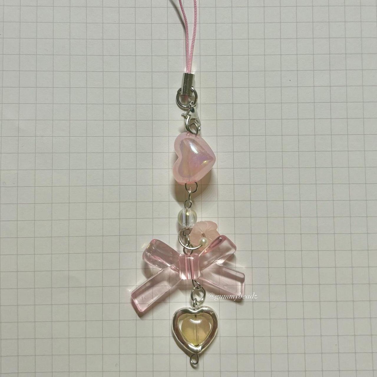 🎀coquette ribbon keychain approx. 5 inches... - Depop