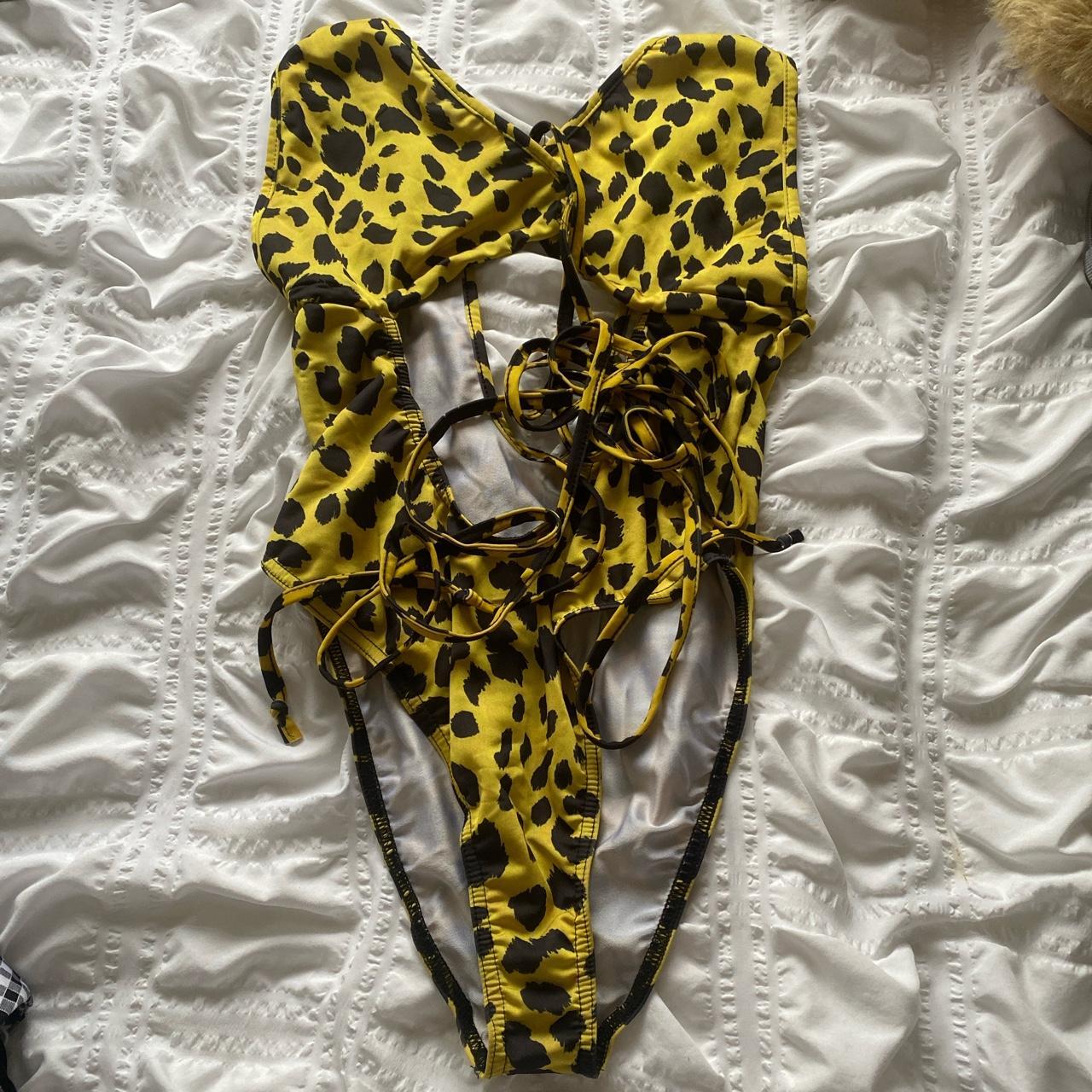 Pretty little thing swimsuit Size 10 Worn for a... - Depop