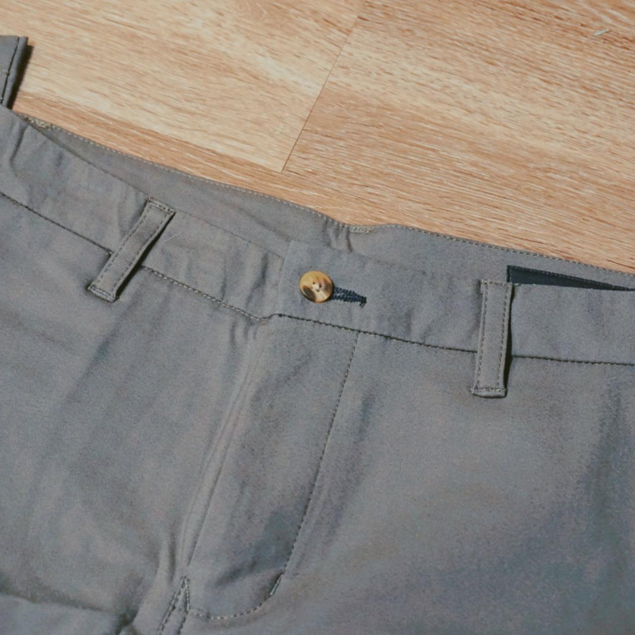 Men's Woodies Premium performance grey stretch chino... - Depop