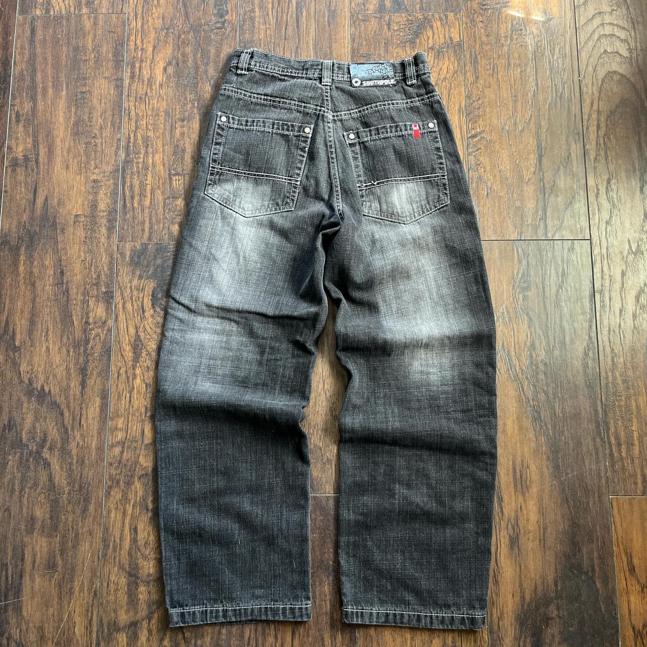 Vintage Southpole red tab jeans nice faded and baggy... - Depop
