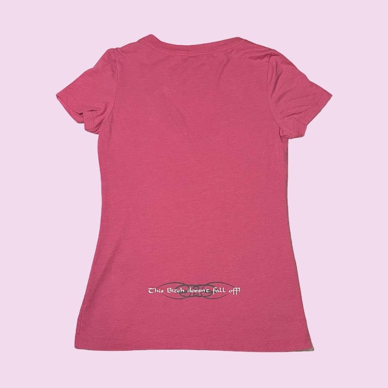 Y2k pink shirt ♡ the cutest vintage style tee. this... - Depop