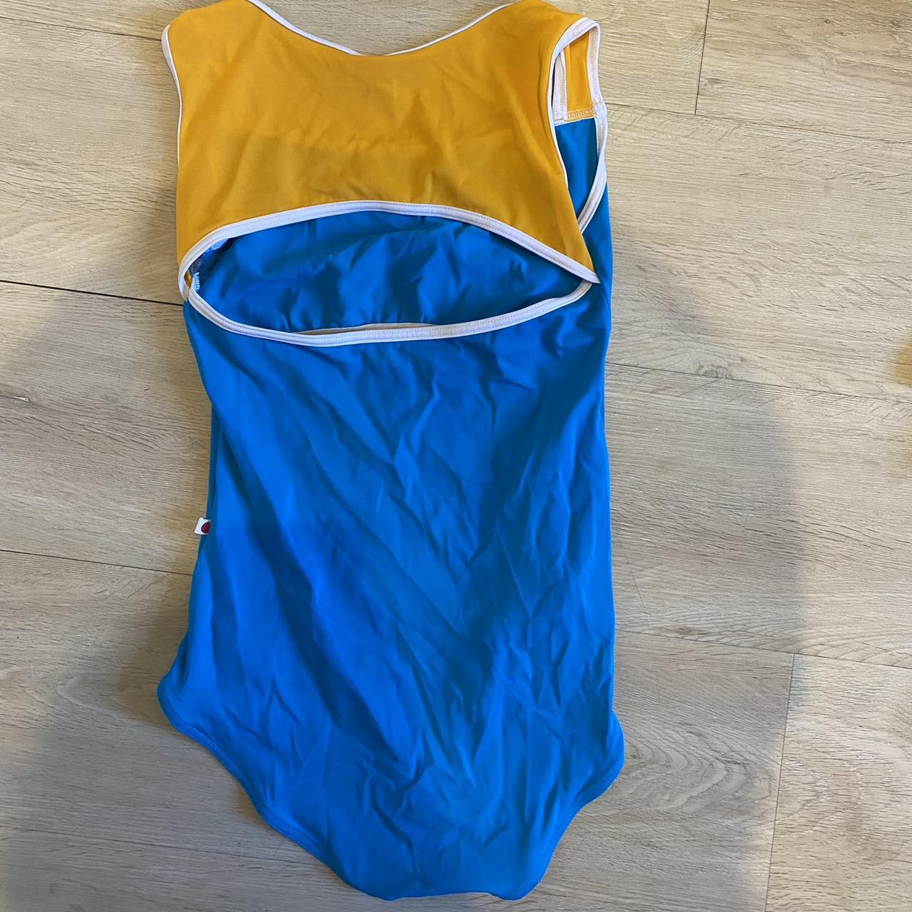 YUMIKO leotard Style: Becky Colors: blue, orange... - Depop