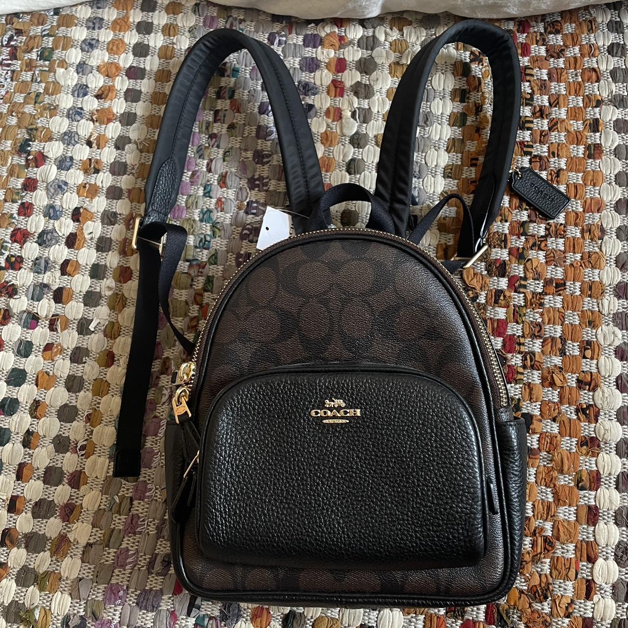 Brand new coach mini backpack 🤎 never worn, tags... - Depop