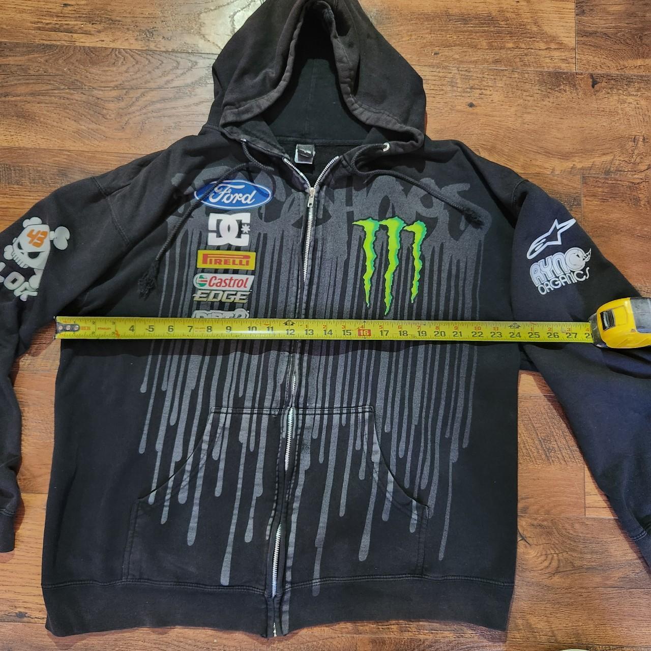 KEN BLOCK DC SHOES MONSTER HOODIE GRAIL Small,... - Depop
