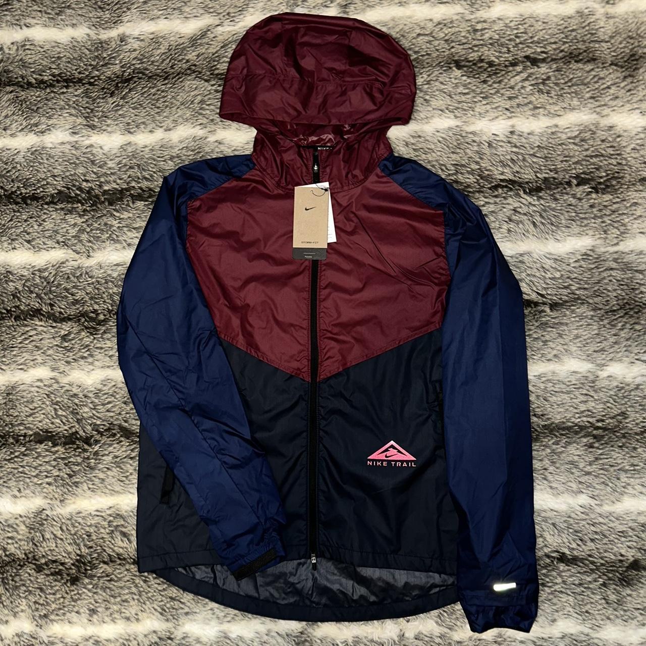 Nike Windrunner Men's Trail Red Running Jacket brand... - Depop