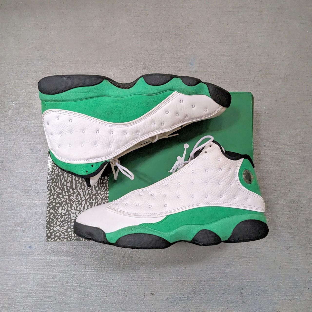 Nike Air Jordan 13 Retro Lucky Green... - Depop