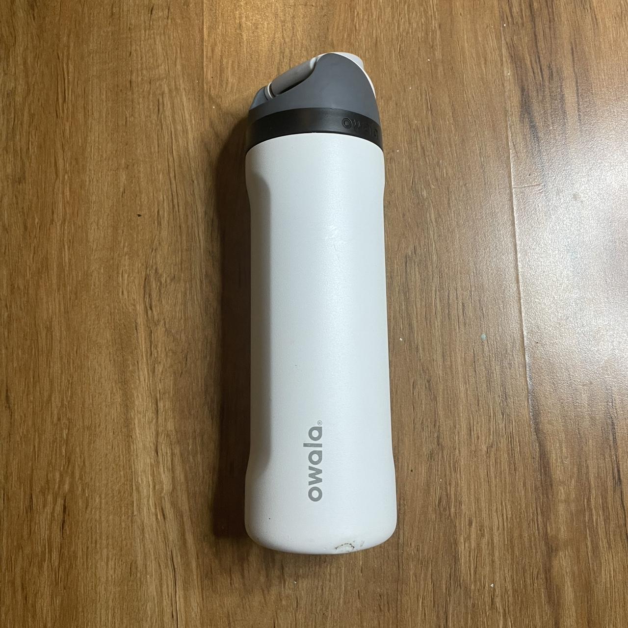White Odwalla Water Bottle 24oz (Small Blemishes) | Depop