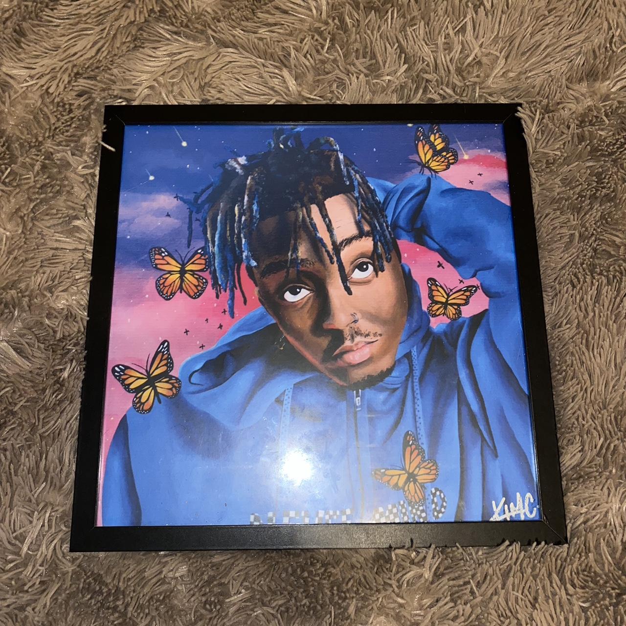 Juice Wrld 999 Framed Art Painting Poster Rare... - Depop