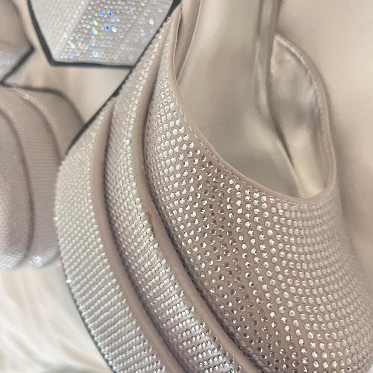 Steve Madden rhinestone platform heels 🤍 The cutest... - Depop