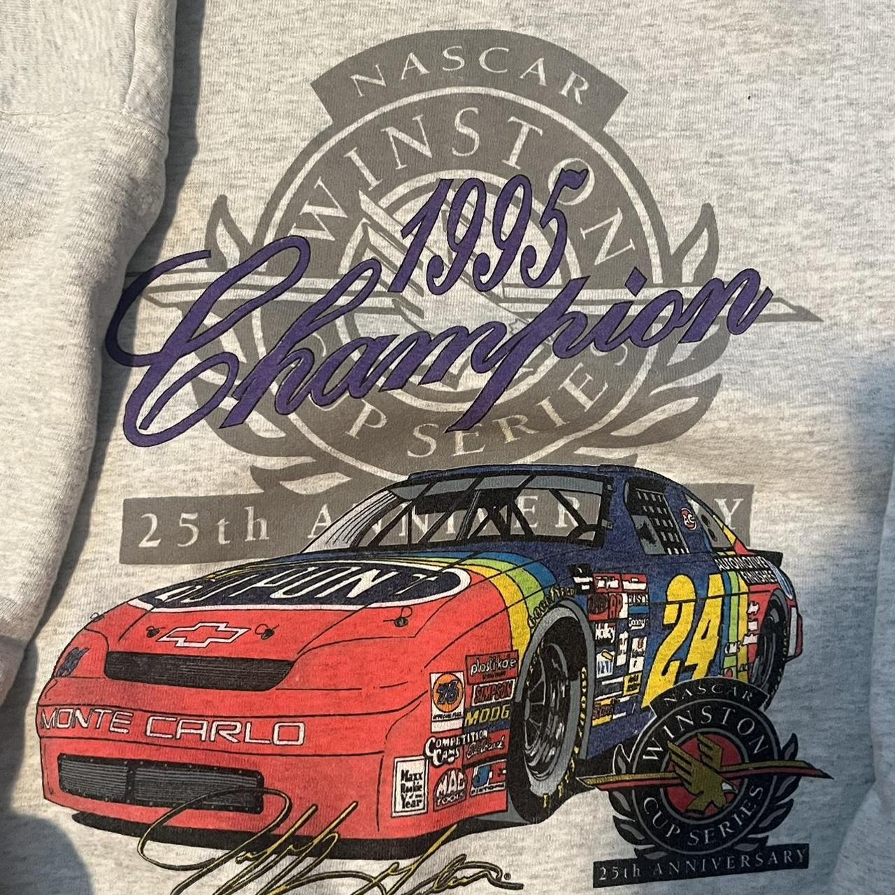 Winston Men's Grey and Red Jumper | Depop