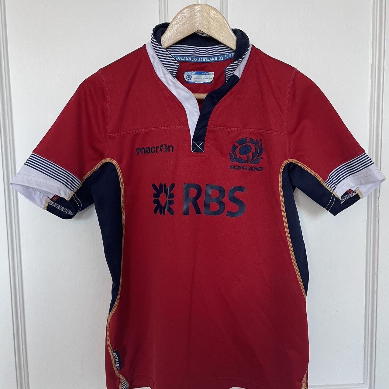 Scotland official rugby jersey 🏉 kids SIZE: XL JR /... - Depop