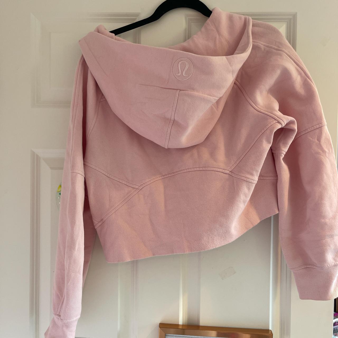 Lululemon light pink scuba half zip - women’s... - Depop