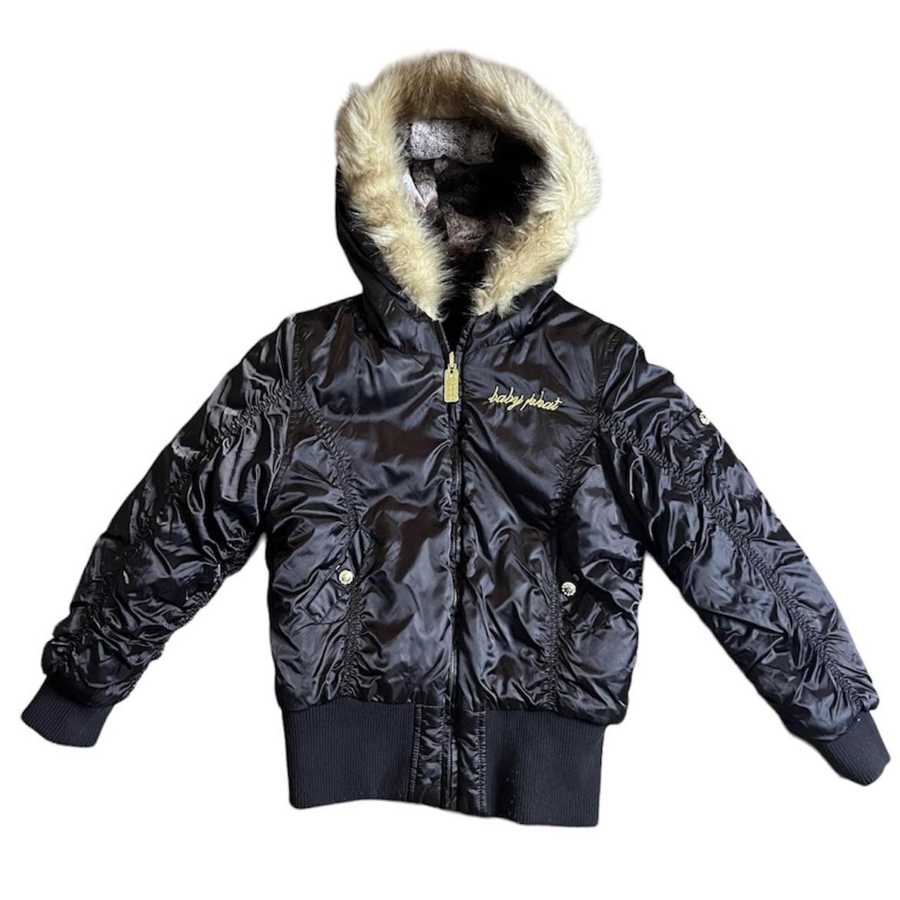 Baby Phat Reversible Bomber Jacket Size fits best... - Depop