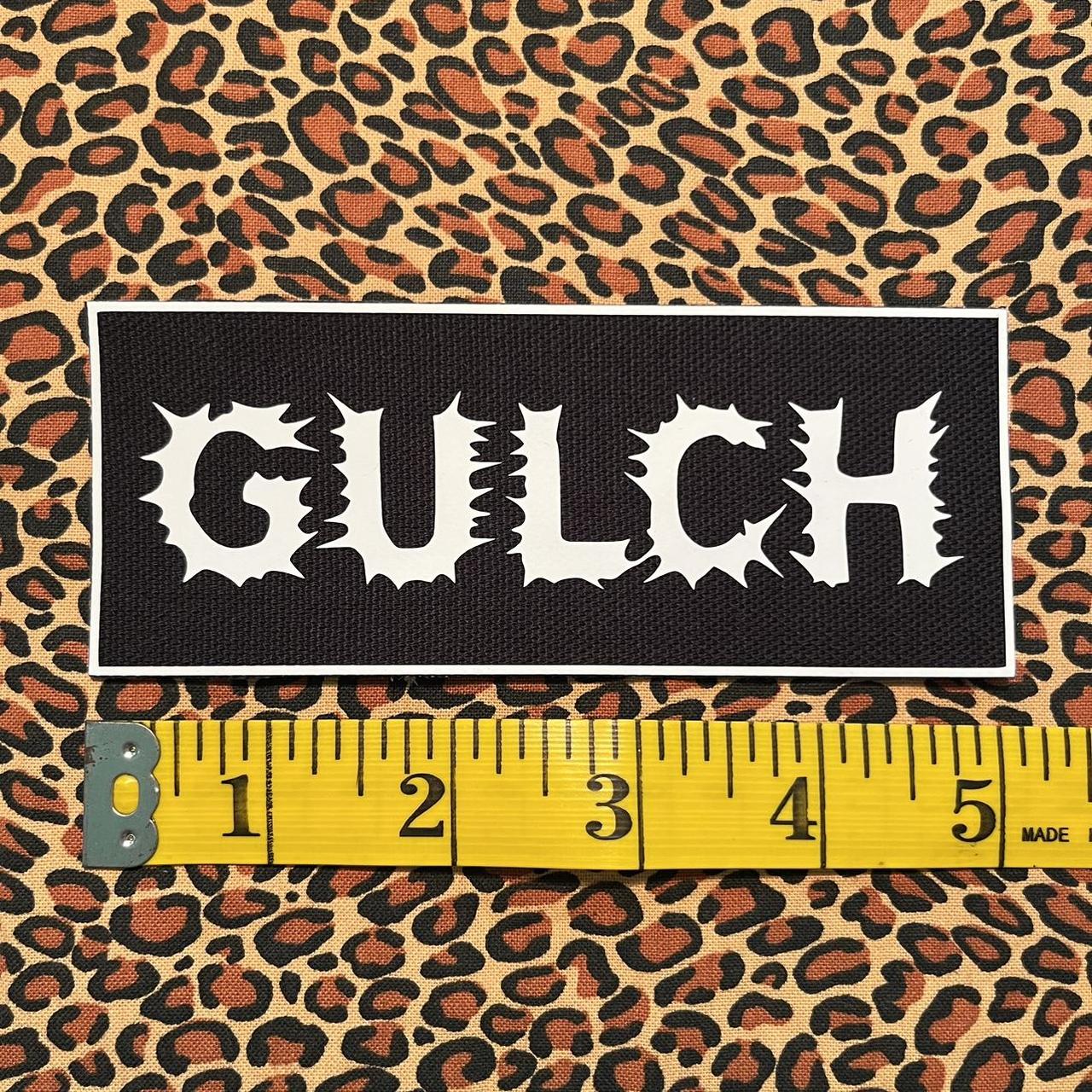 Gulch Logo handmade band patch Patch is vinyl on... - Depop