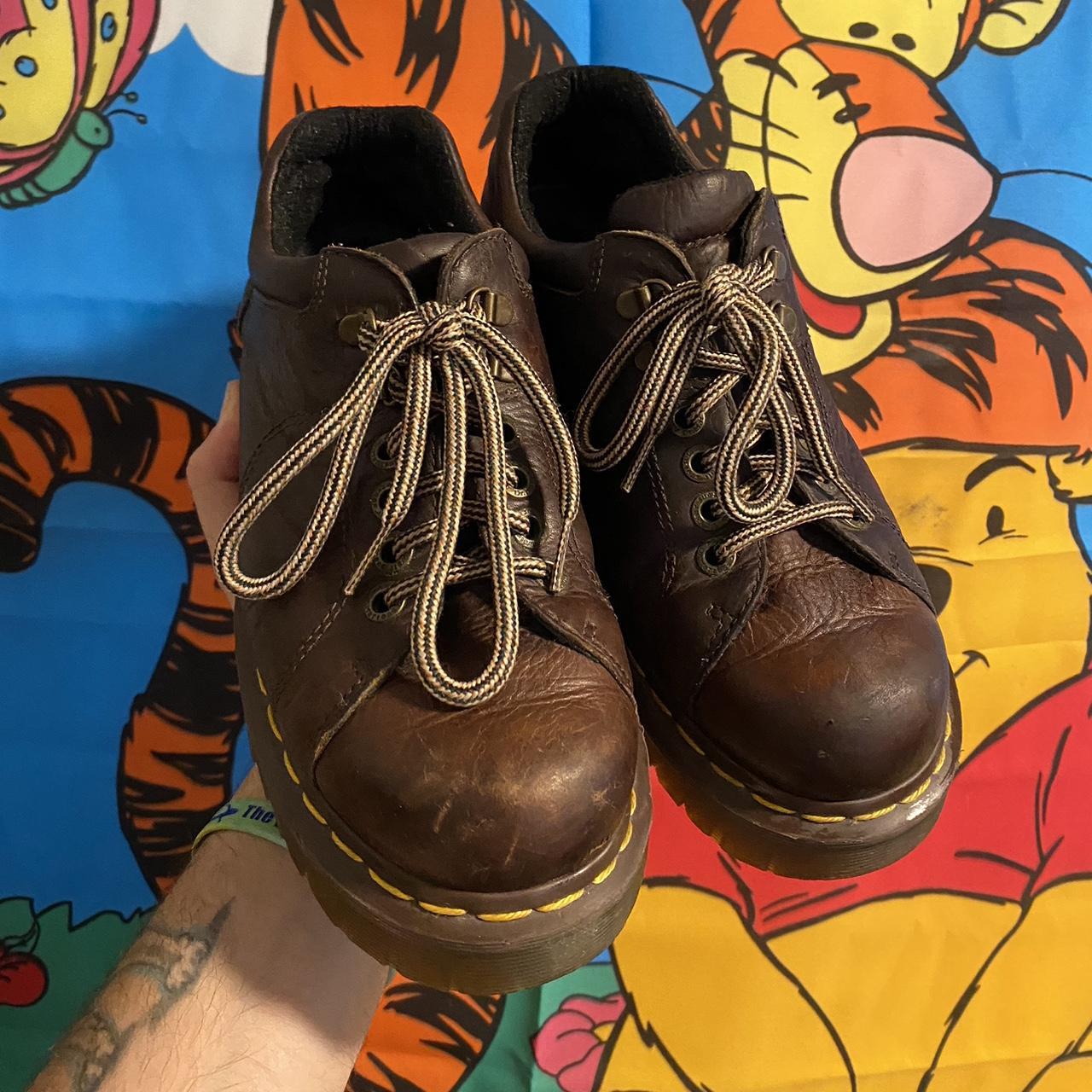 90s Low Top Dr. Martens “Docs” Boot *Worn To... - Depop