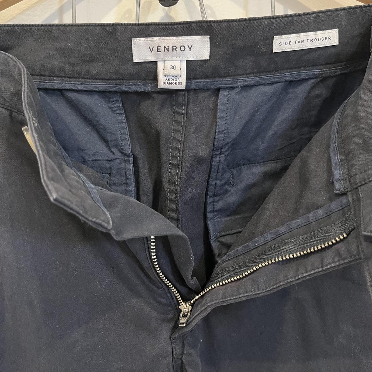 Venroy navy side tab chino trousers 30 #venroy - Depop