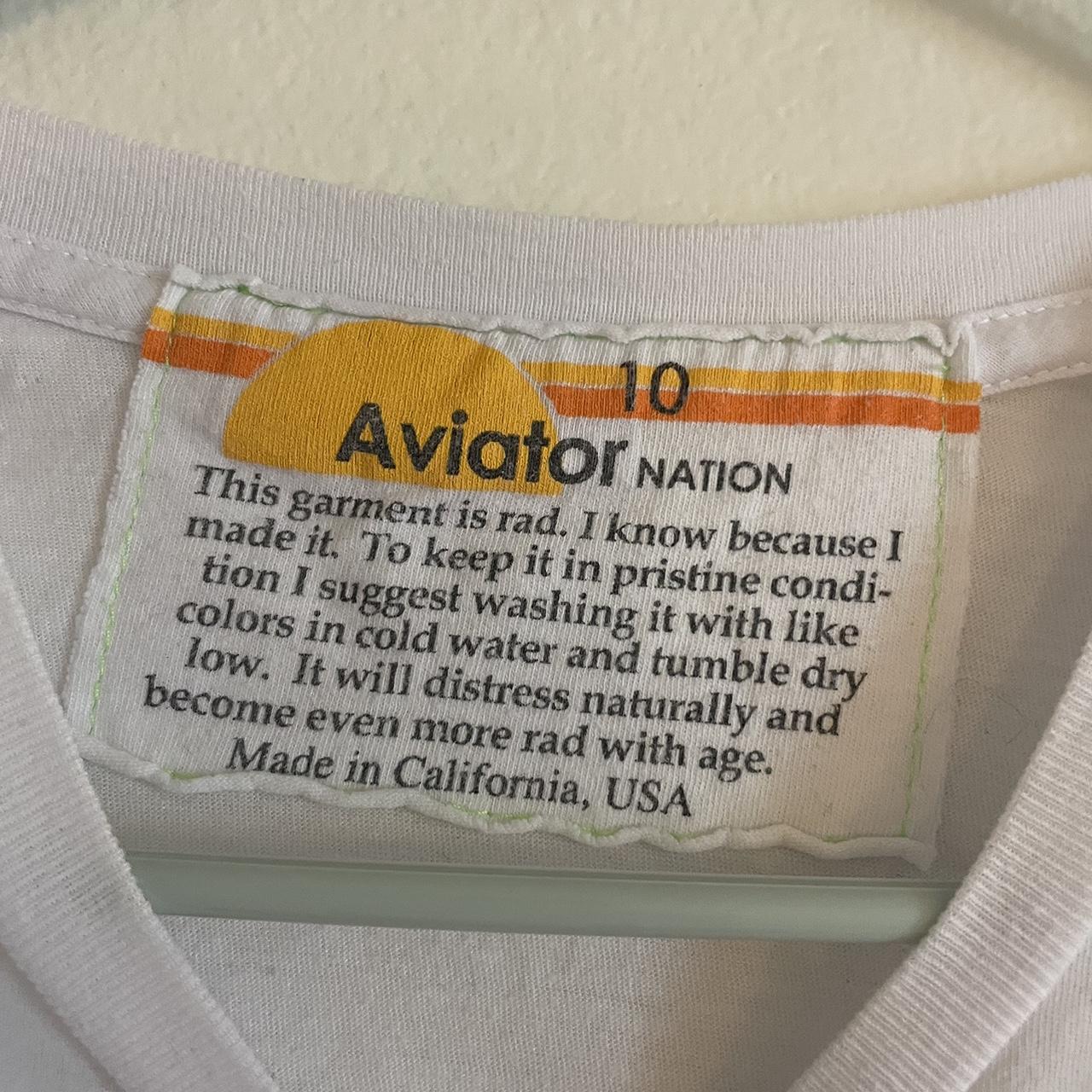 Aviator nation size 10 tshirt with original... - Depop