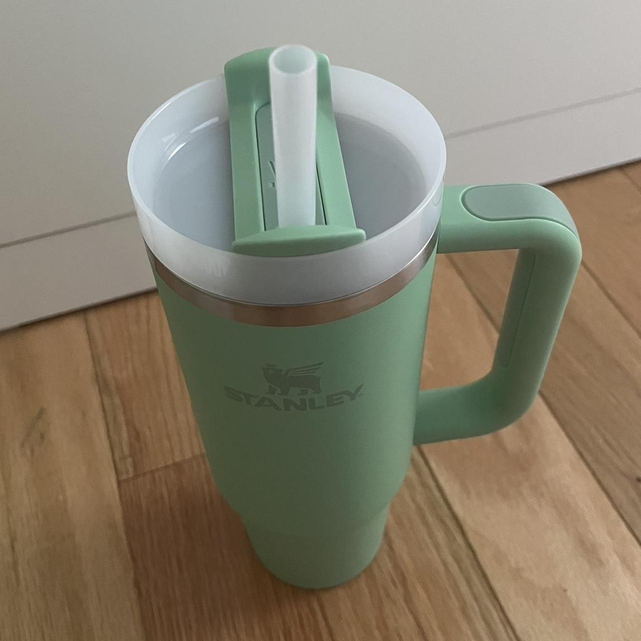 Stanley Cup. 30oz. 2.0 jade green color. Barely used... - Depop