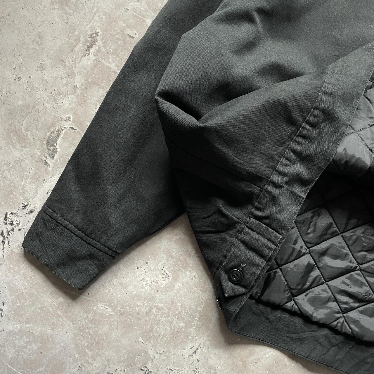 VINTAGE DICKIES EISENHOWER GARAGE WORK JACKET BLACK... - Depop