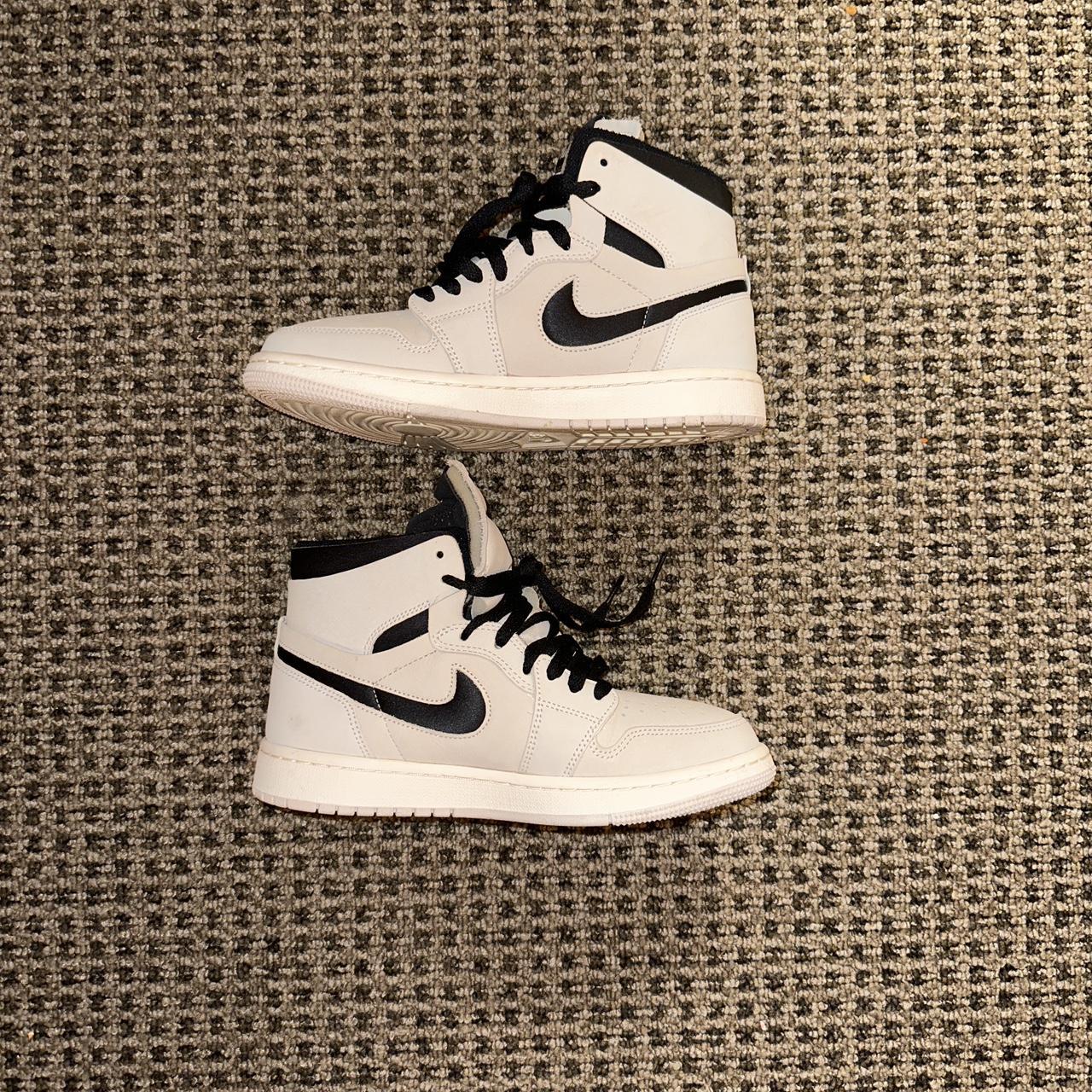 Jordan Women's Cream and White Trainers | Depop