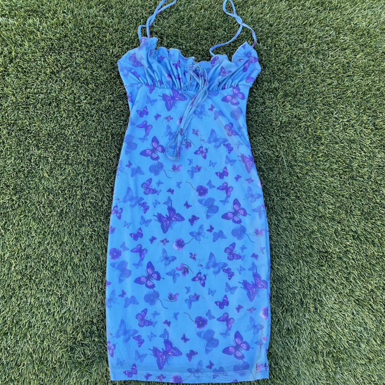 motel rocks butterfly mini dress, size: xs🦋 ALL... - Depop