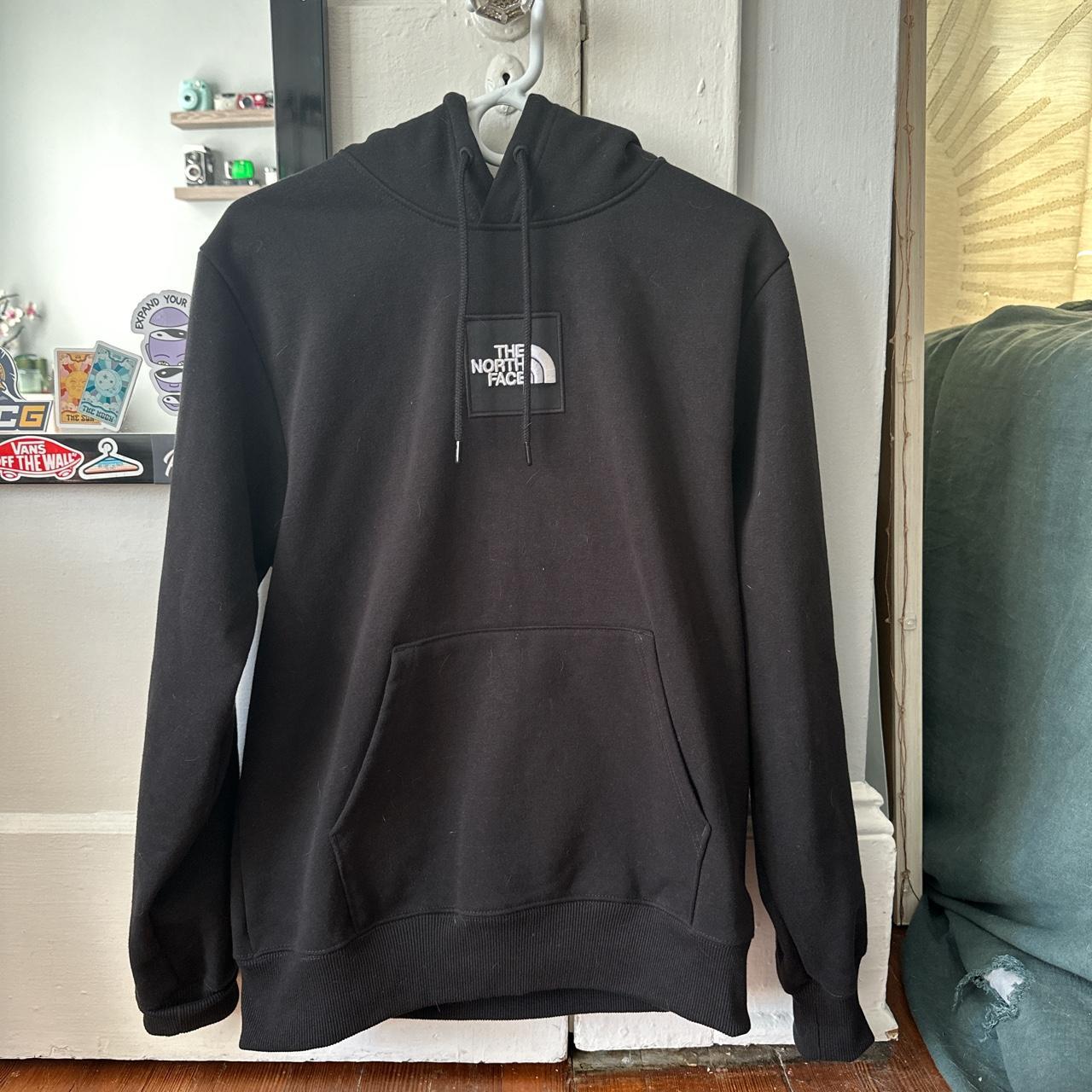 men’s small north face hoodie, worn once. in brand... - Depop