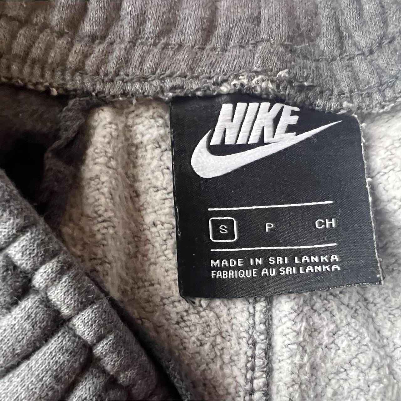 grey nike sportswear club fleece sweats - super... | Depop