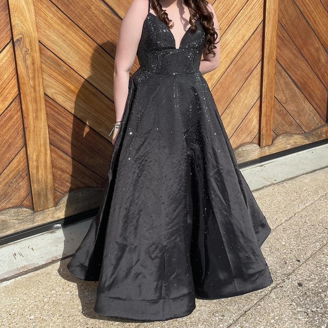 Sherri Hill black size 12 prom dress altered for... - Depop