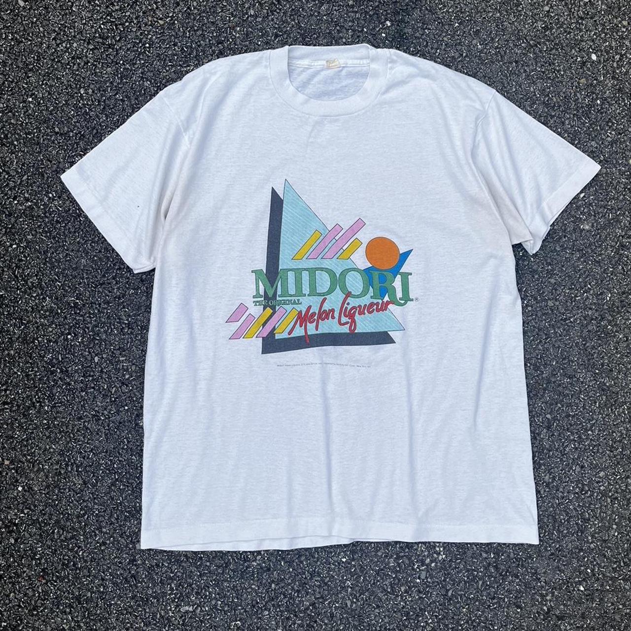 Vintage Single Stitch Midori Shirt Paper thin Slight... - Depop