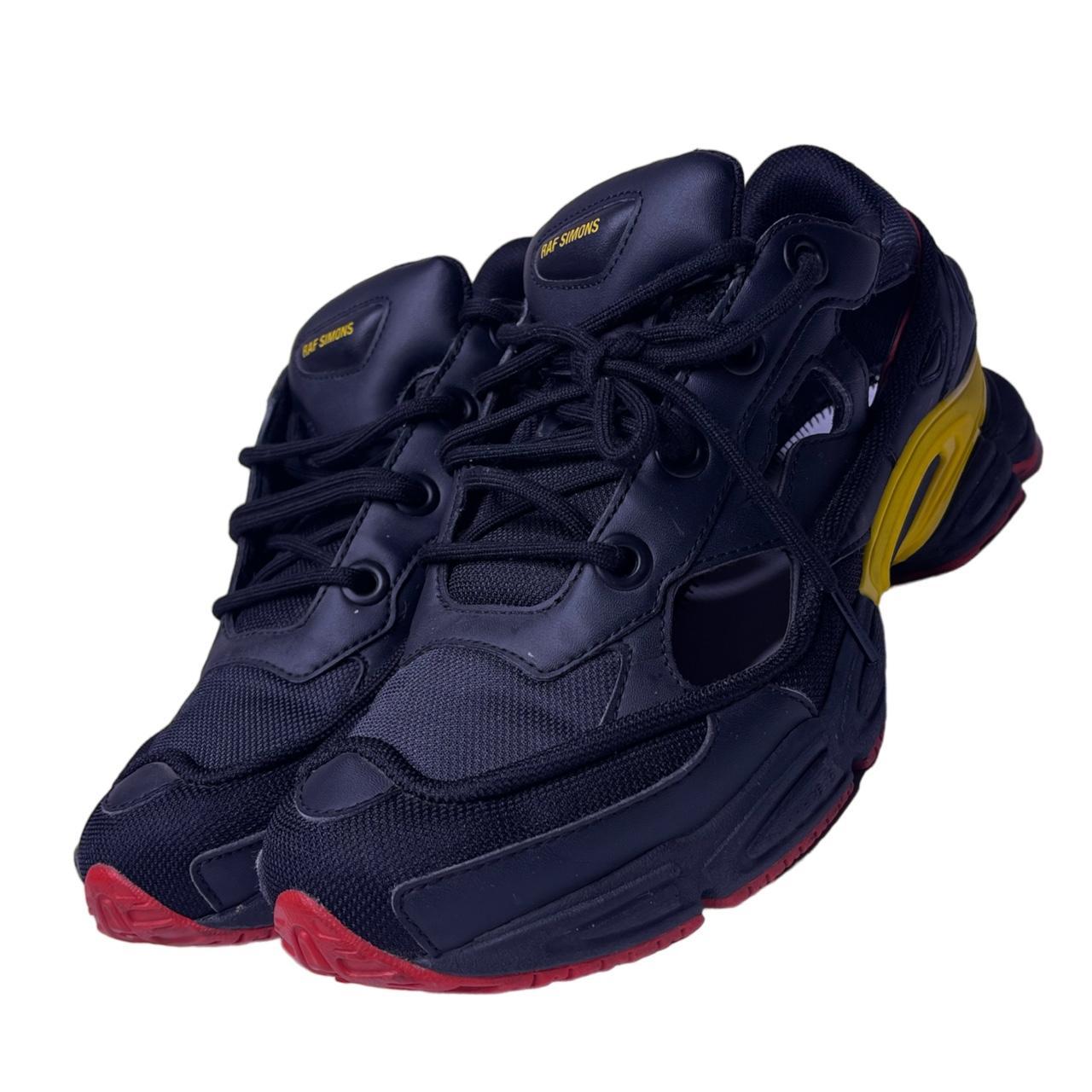 Raf Simons Men's Black and Red Trainers | Depop