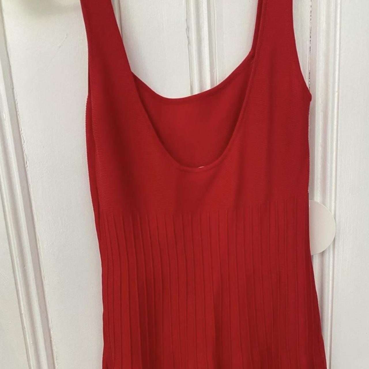 NWT Staud Red Ellison Dress So pretty and never... - Depop