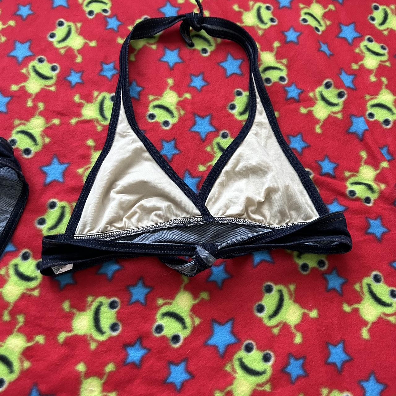 Denim bathing suit in a size medium in da brand... - Depop