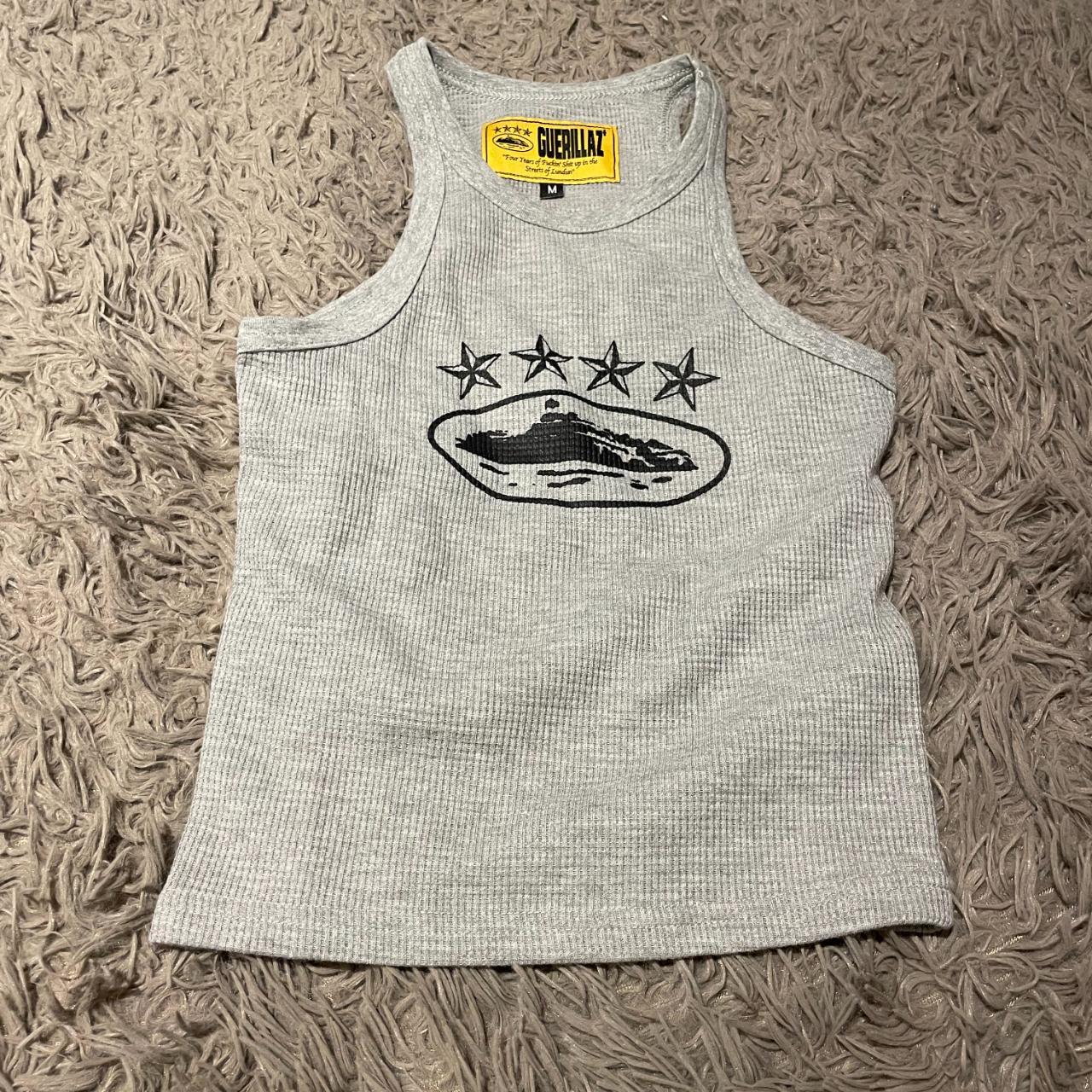 Corteiz Women's Tank Top 4STARZ ALCATRAZ WOMENS... - Depop