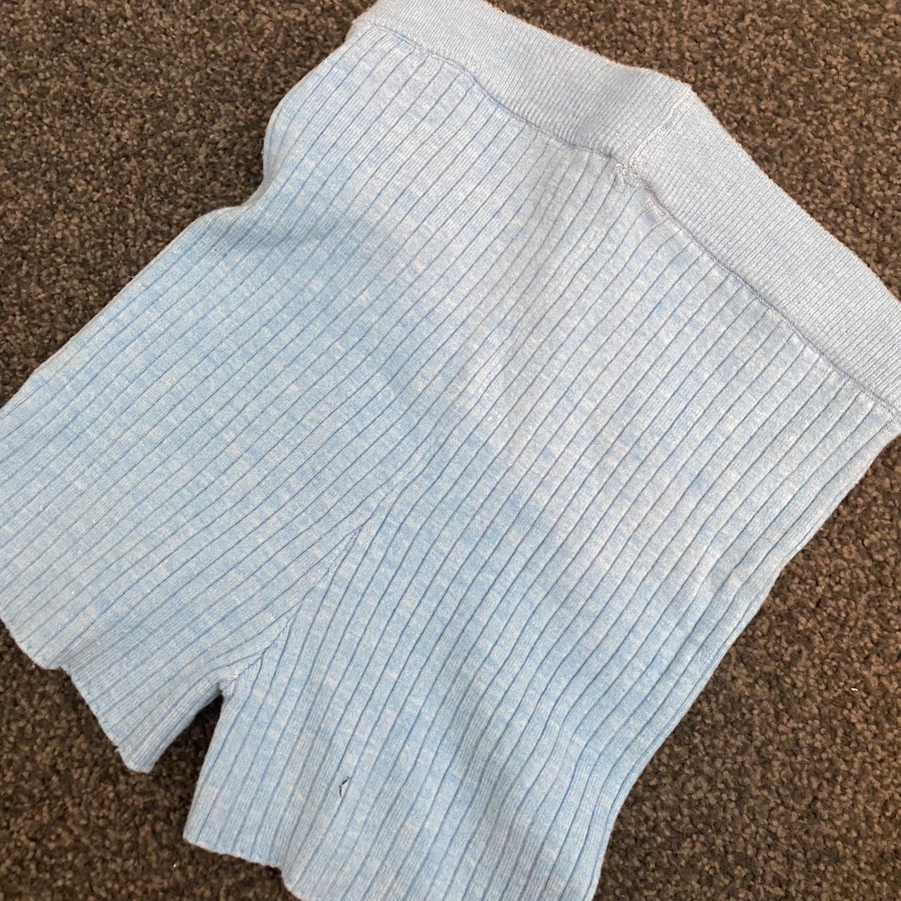 Princess polly blue lounge wear shorts size s/m - Depop