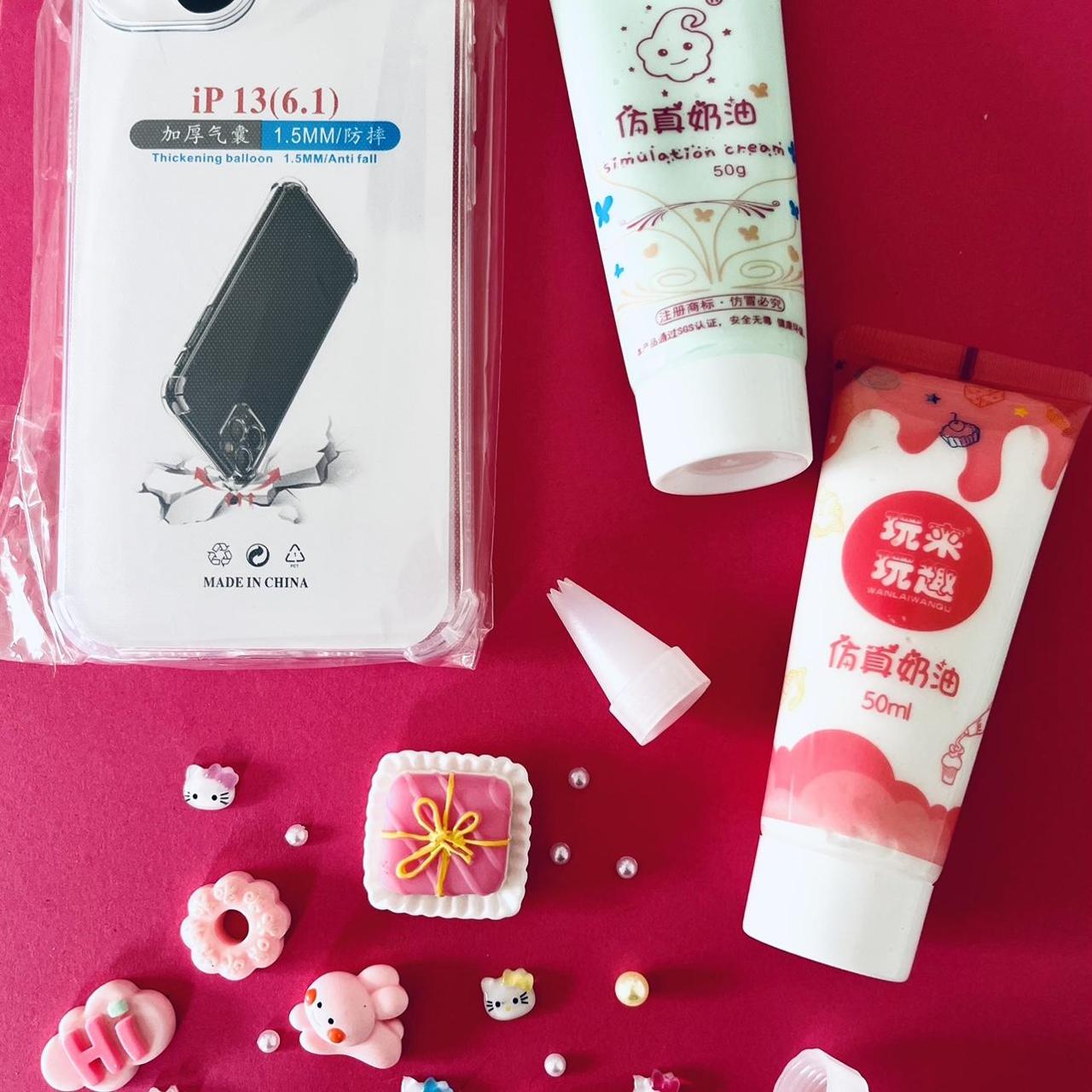 Decoden/Kawaii phone case kit for iPhone 13.... - Depop