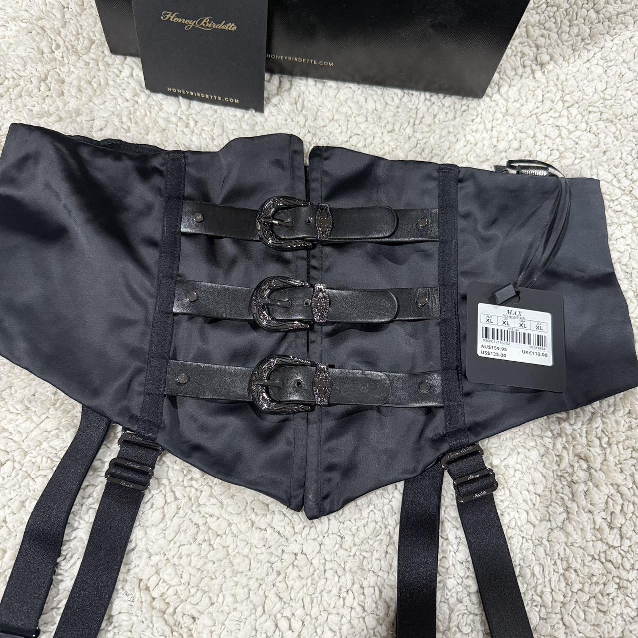 Honey Birdette🖤 MAX BLACK🖤Suspenders size XL brand-new | Depop