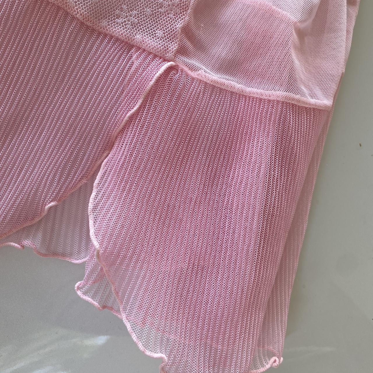 Beautiful pink sheer dress Rose bud by Vivian No... - Depop