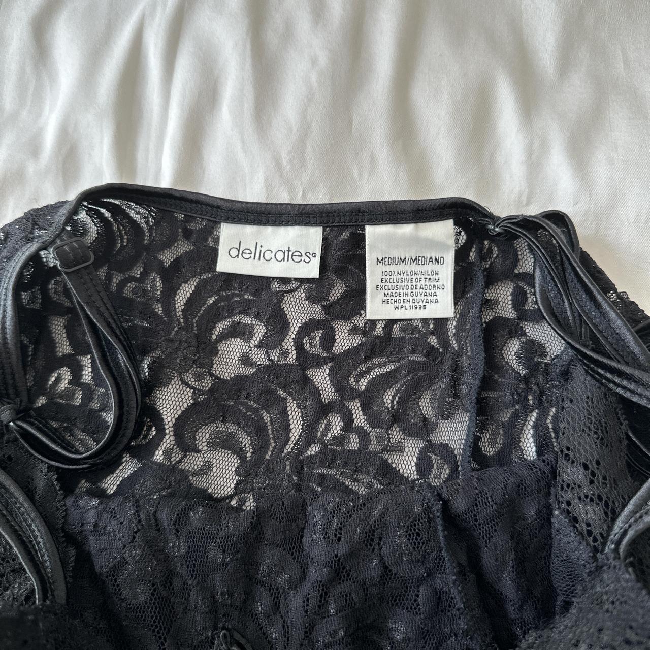 Lace dress Vintage Delicates Size M fits stretchy - Depop