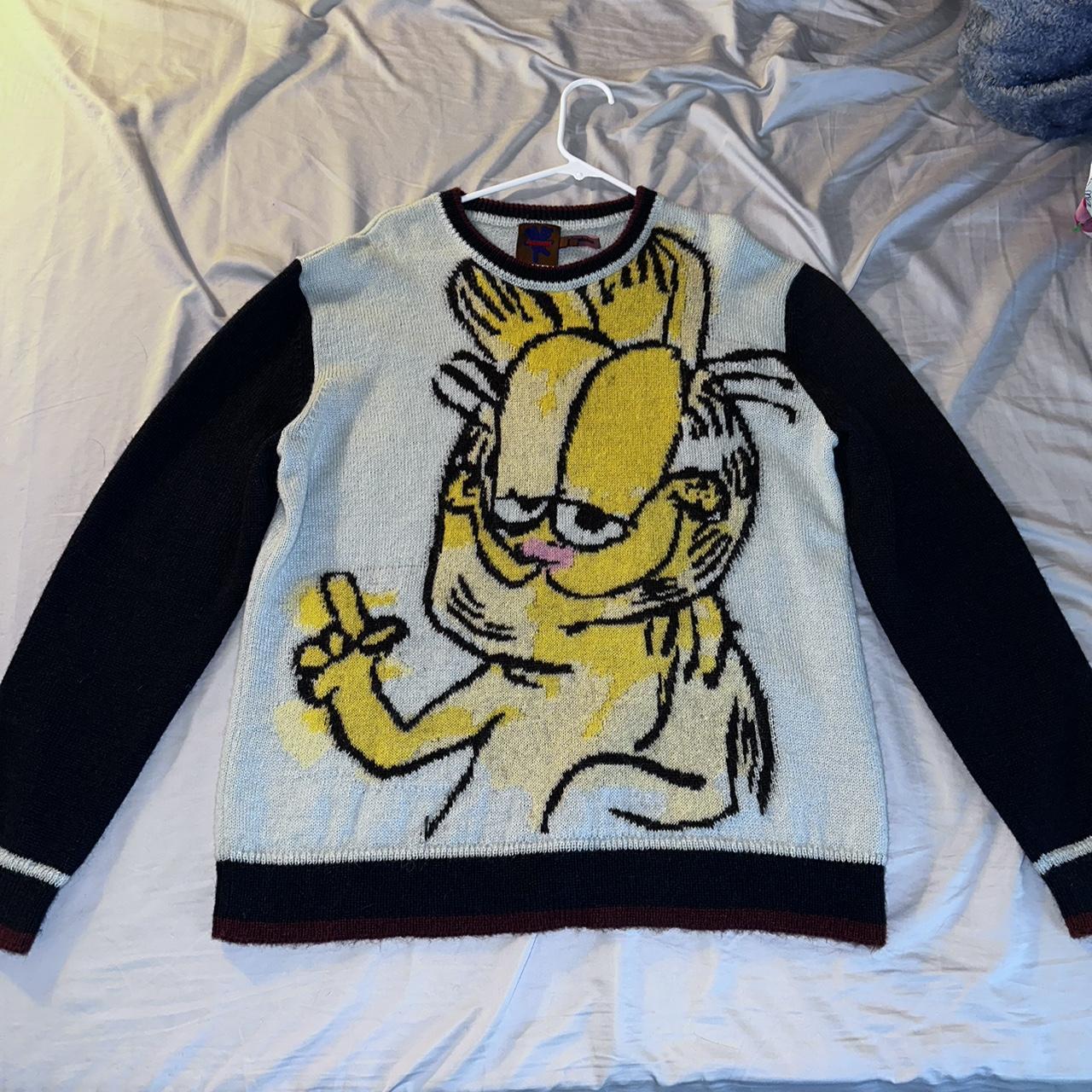 HEAVEN BY MARC JACOBS GARFIELD SWEATER SIZE L... - Depop