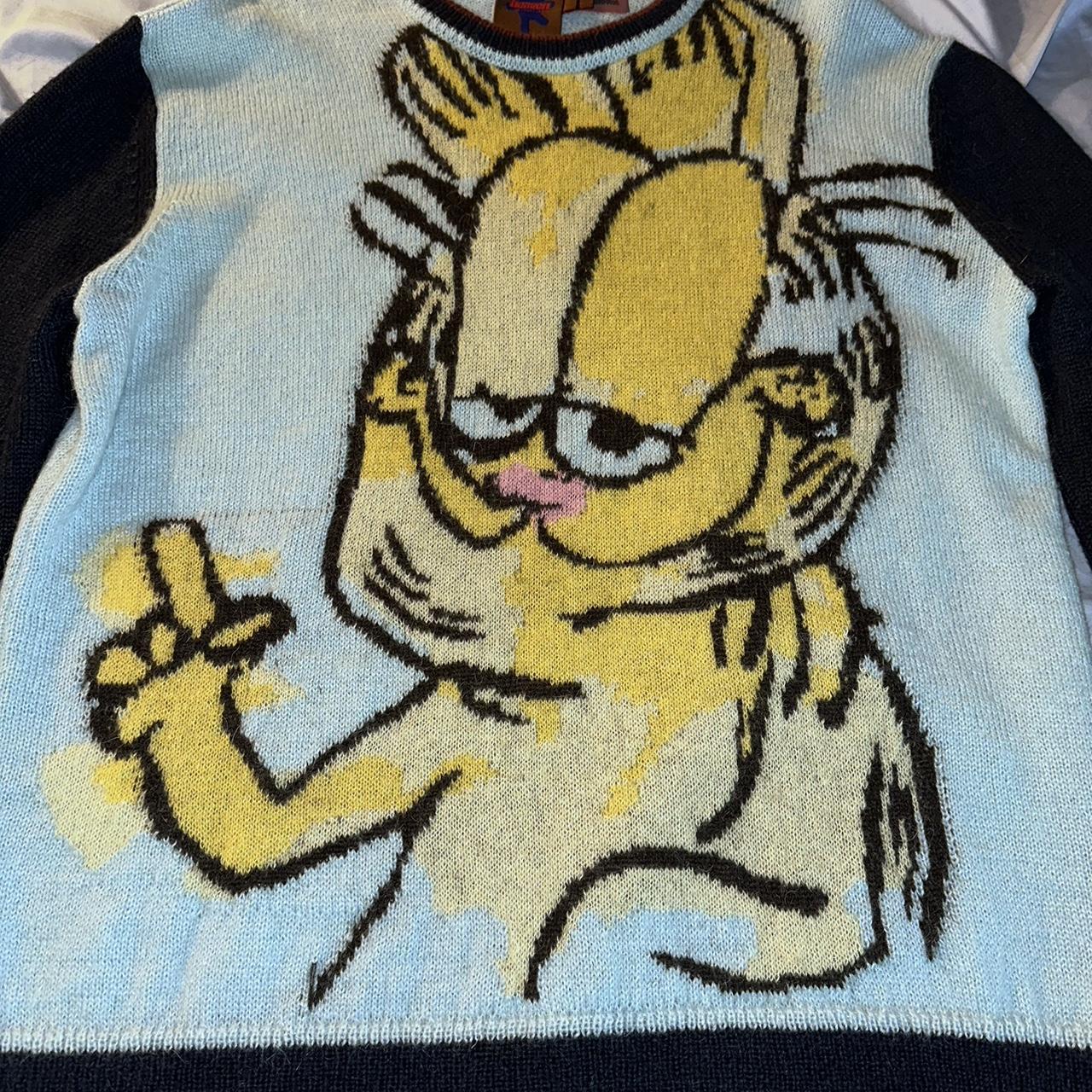 HEAVEN BY MARC JACOBS GARFIELD SWEATER SIZE L... - Depop