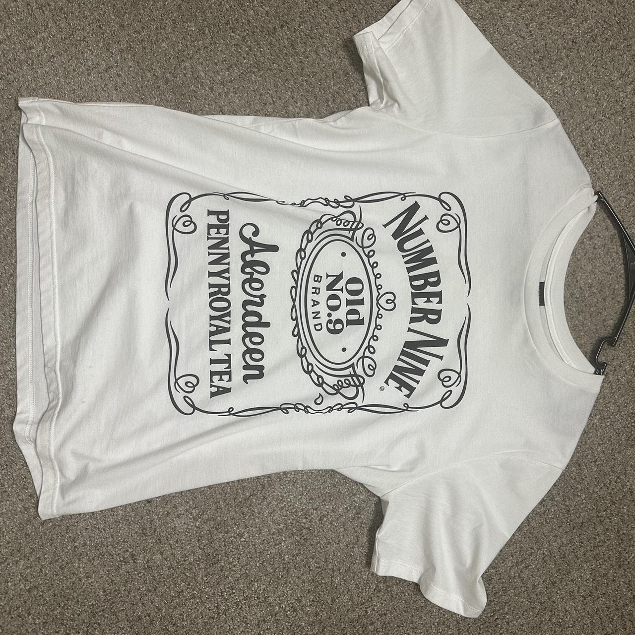 Number Nine “Old English” Tee Size Large (3)... - Depop
