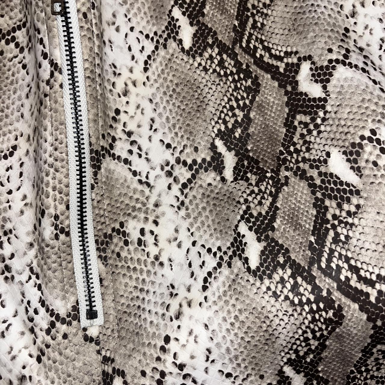 snake skin pants $20 originally bought for $92 so... - Depop