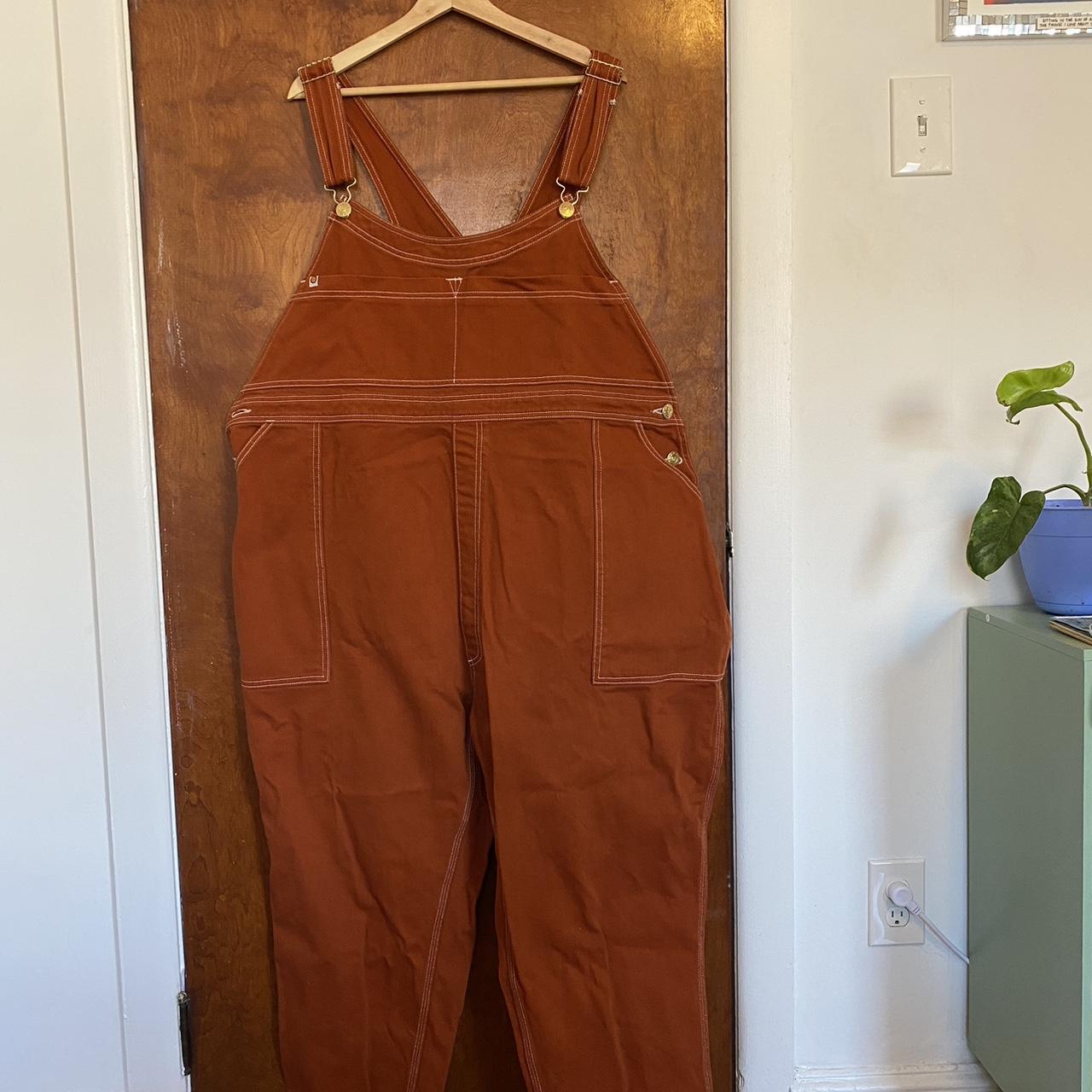 Big Bud Press Original Overalls in Burnt Terracotta,... - Depop