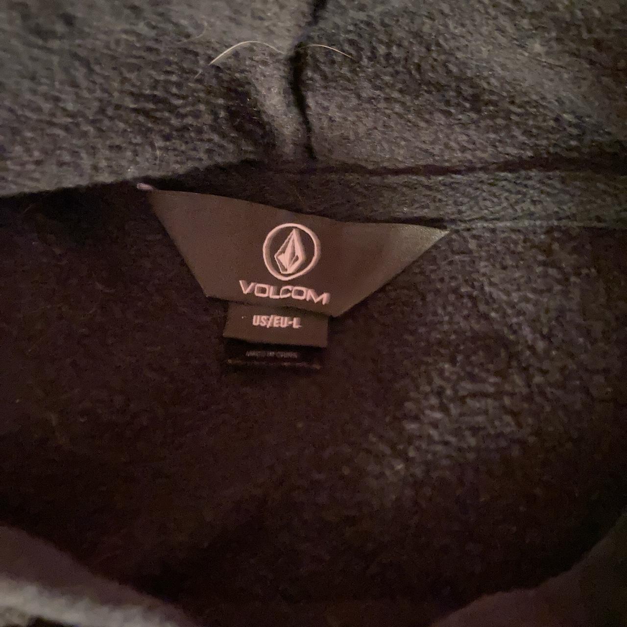 trippie eye volcom hoodie 🖤well worn still in good... - Depop