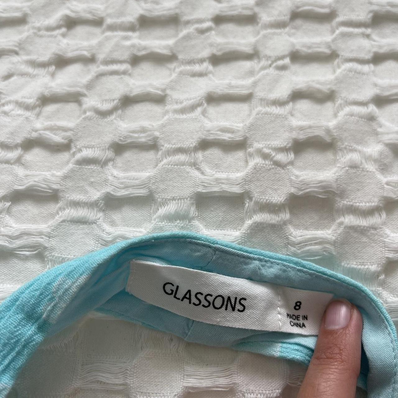 Blue glassons halter top, too big for me otherwise... - Depop