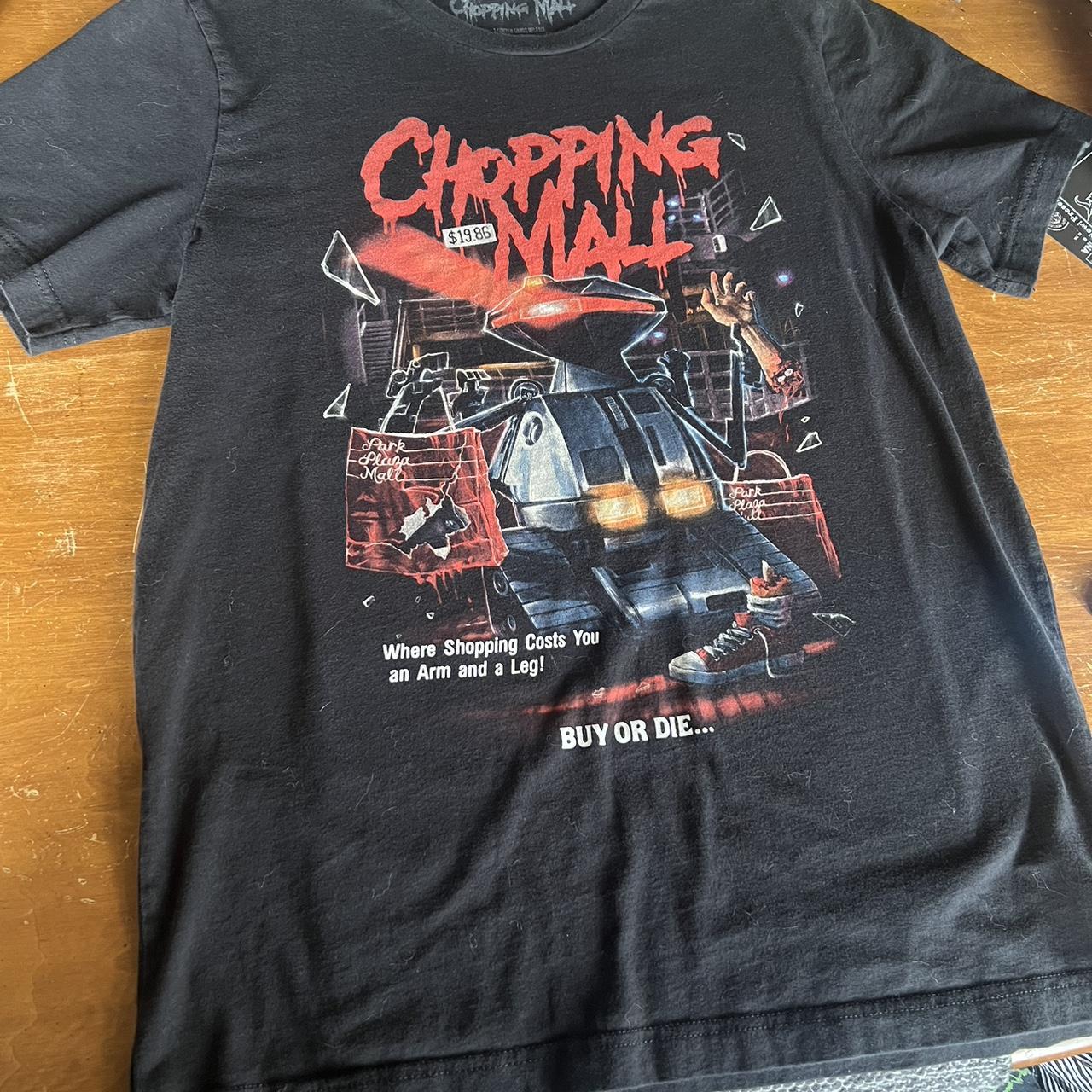 Chopping mall shirt worn a few times but still in... - Depop