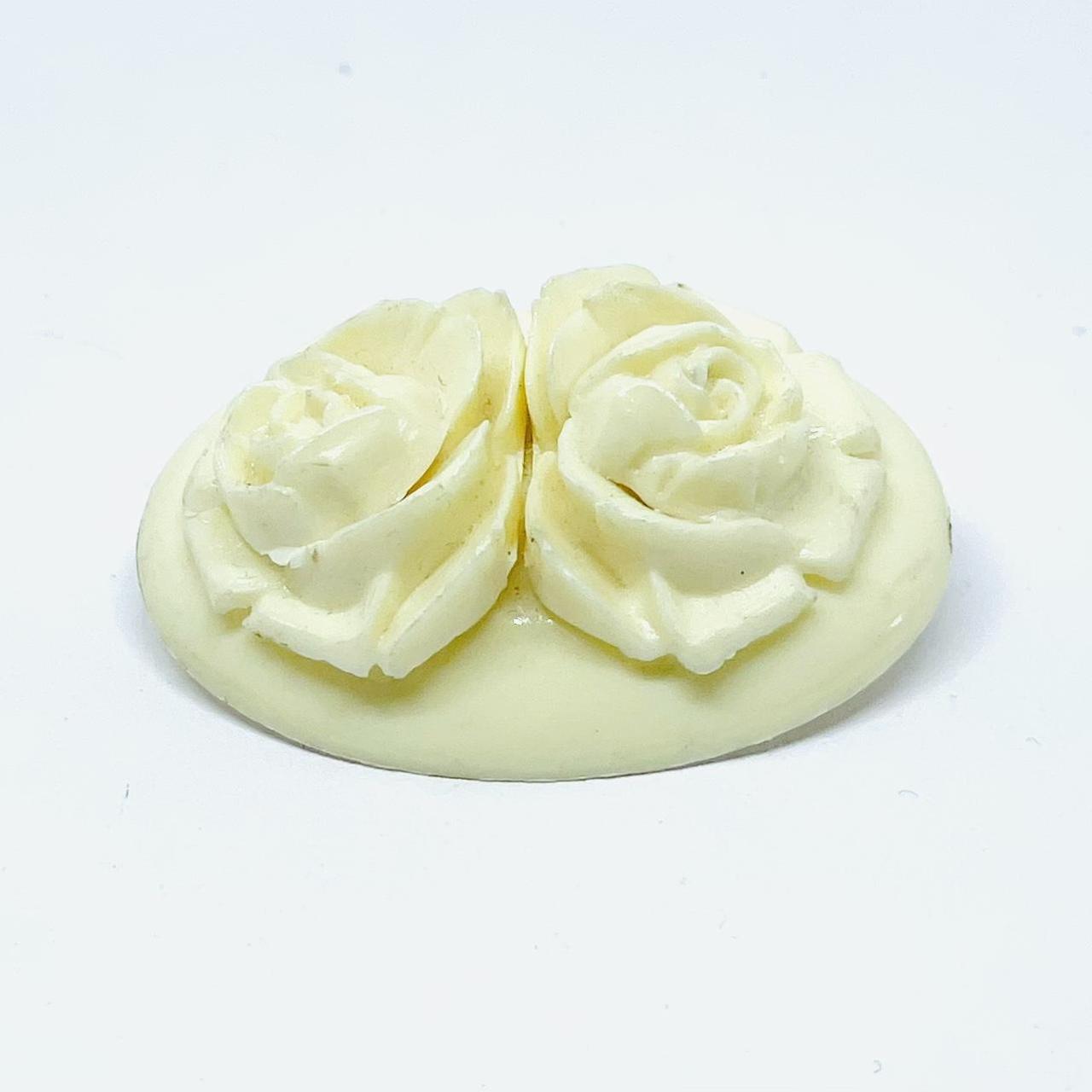 1920’s/1930’s vintage cream oval early plastic deep... - Depop