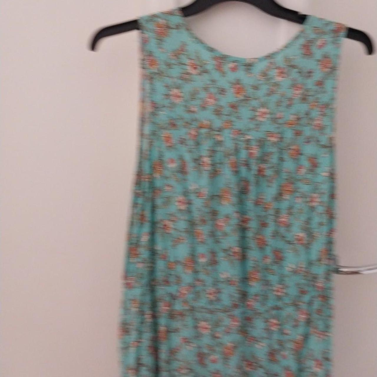 MUTIG 🌺M🌺 FRILLED BOHO MAXI DRESS UNDERARM TO... - Depop