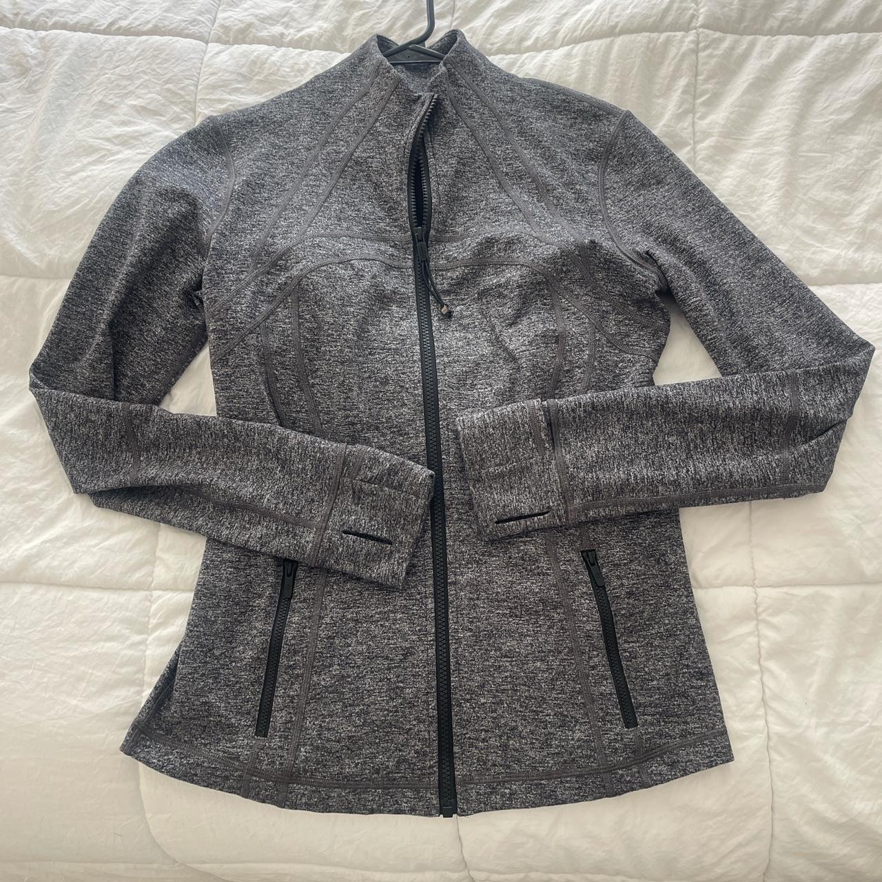 grey lululemon define jacket - Depop
