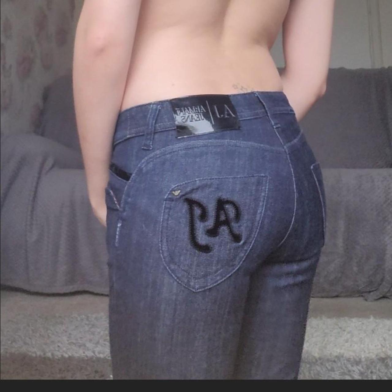 Armani Y2K flare Jeans I bought them because they... - Depop